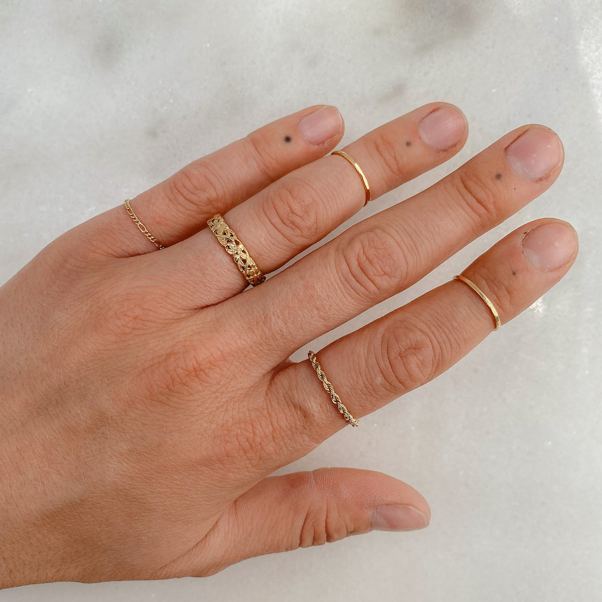 Let It Grow Band | 14k Recycled Gold – Lackadazee